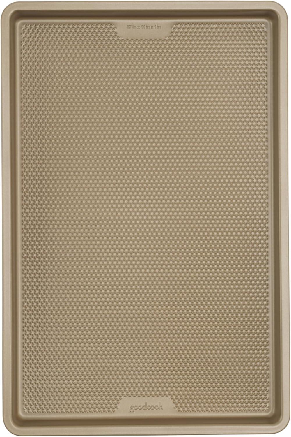 GoodCook BestBake Nonstick Textured Carbon Steel Cookie Sheet, 11″ x 17 ...