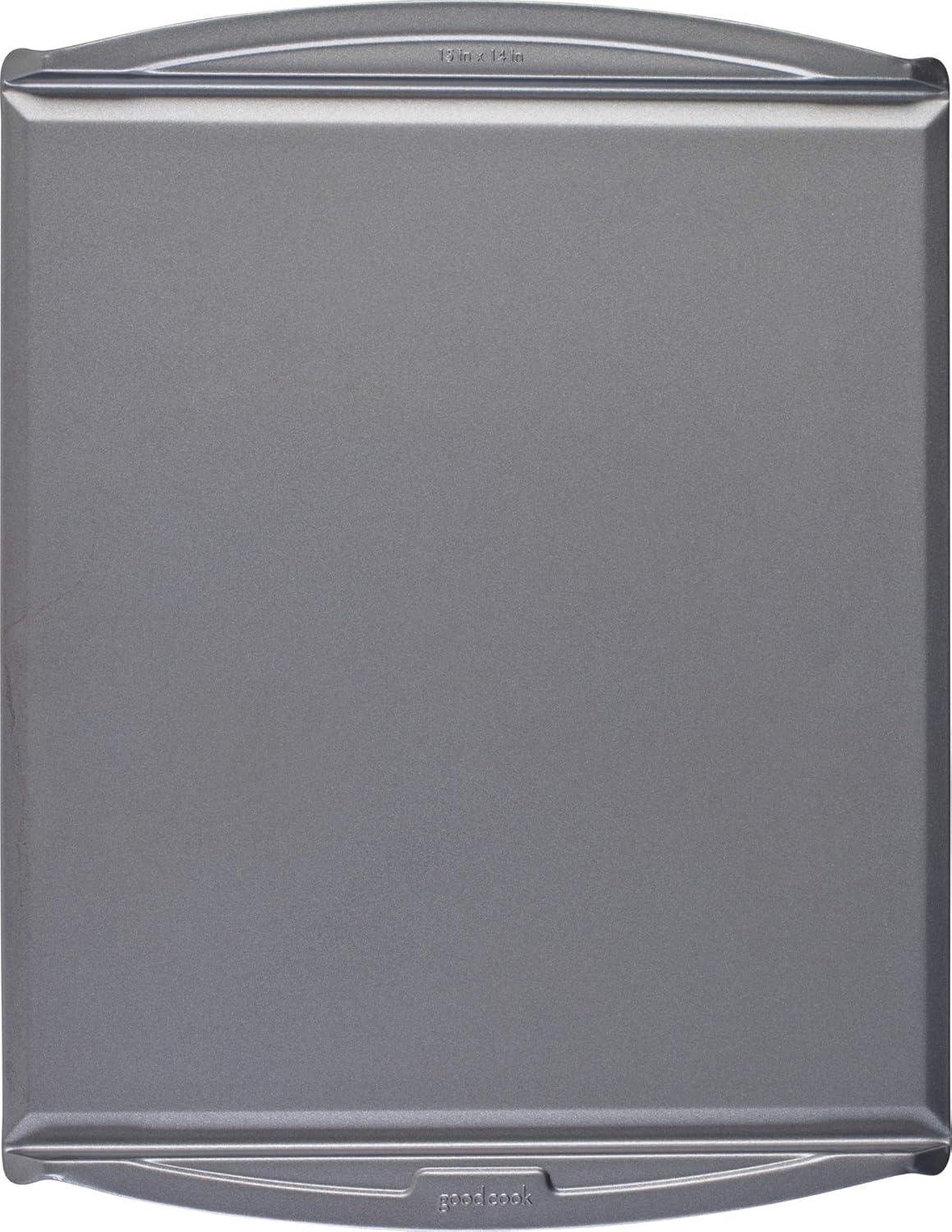 GoodCook Everyday Nonstick Steel Baking Sheet, 15″ x 21″, Gray(15 x 14 ...