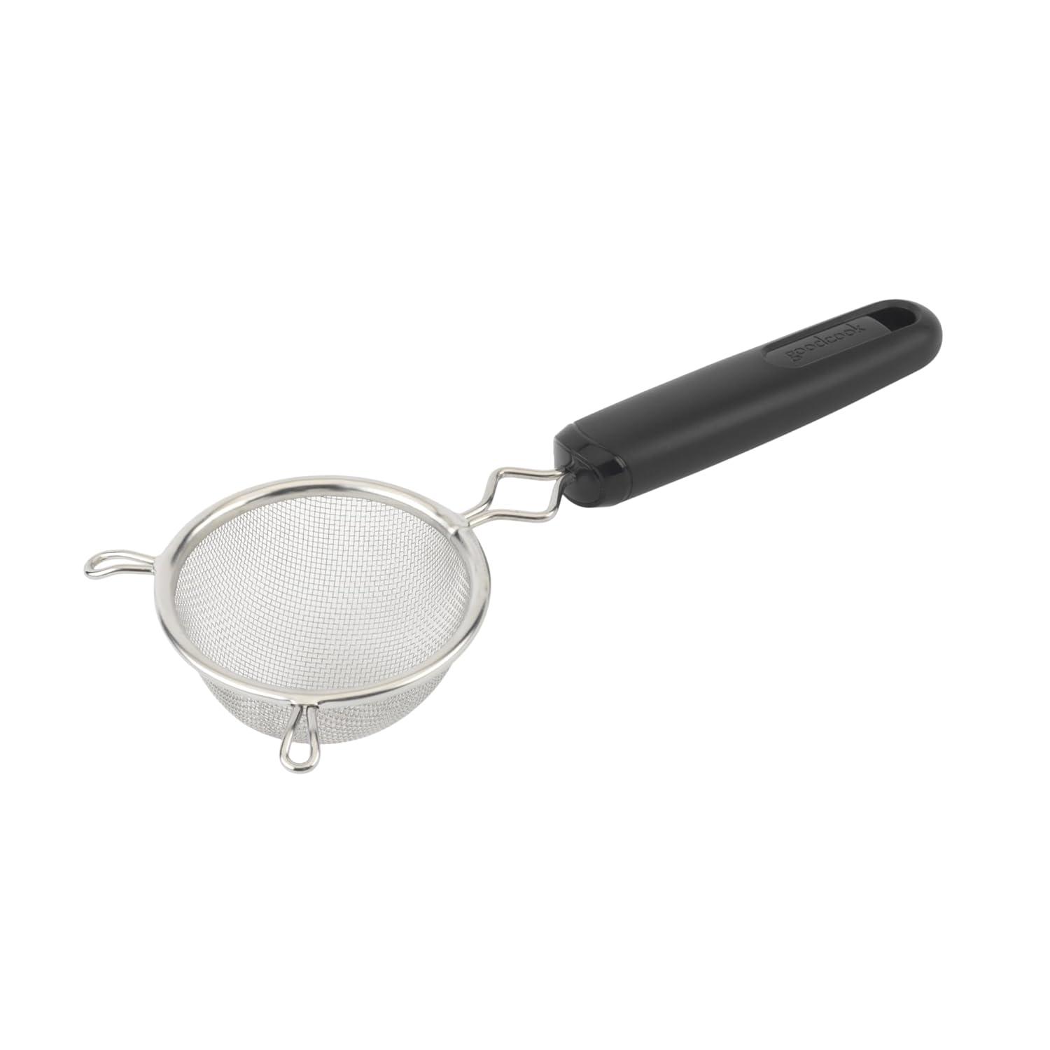 GoodCook Everyday 6 Inch Mesh Strainer with Stainless Steel Mesh and ...